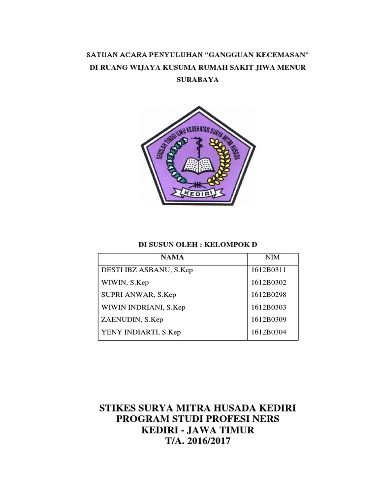 Sap Gangguan Kecemasan | PDF