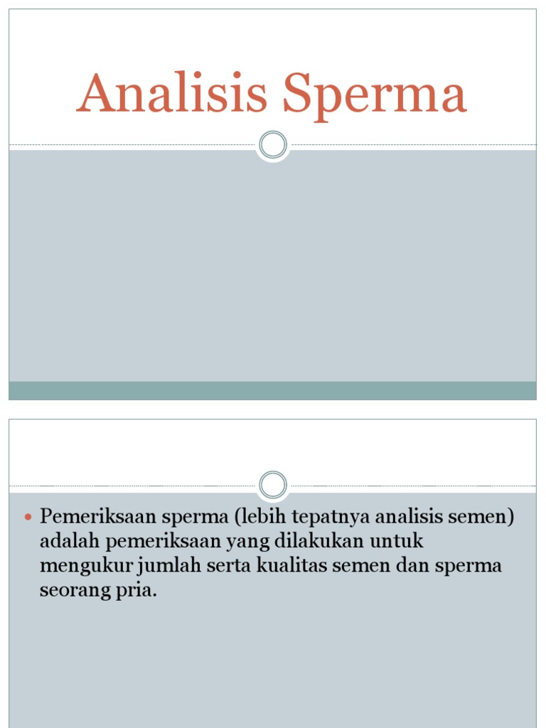 Analisis Sperma | PDF
