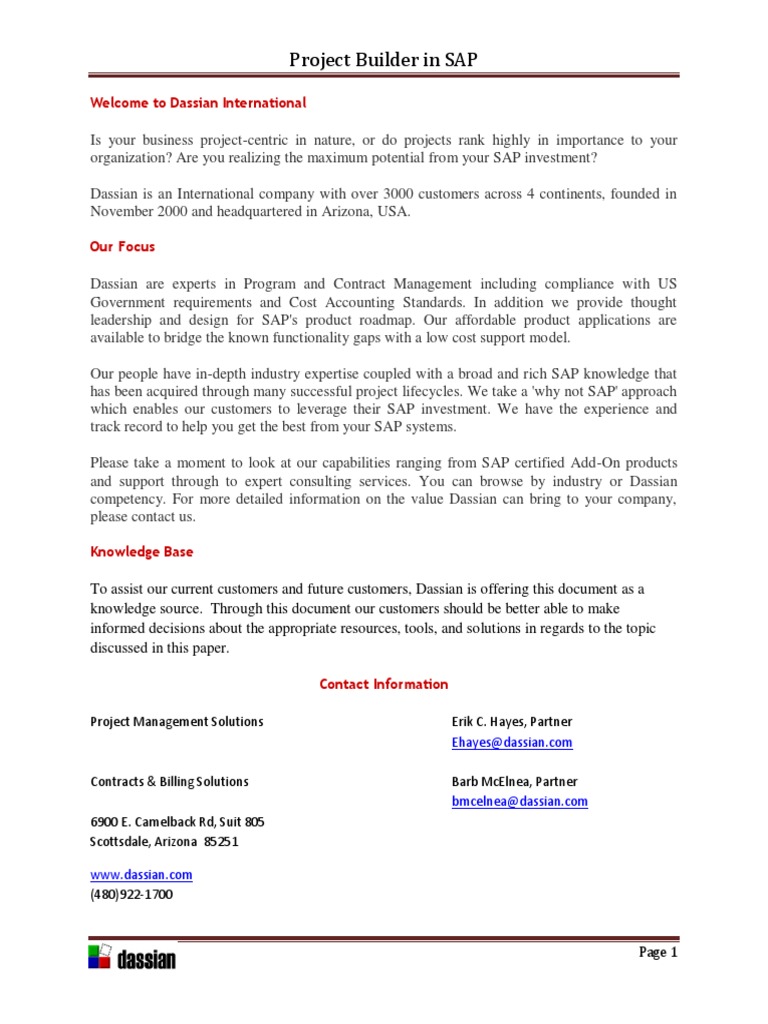 SAP Proj Builder Previewer PDF | PDF | Sap Se | Information Technology ...