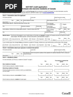 NR73: Residency Status Determination | PDF | Canada | Employment