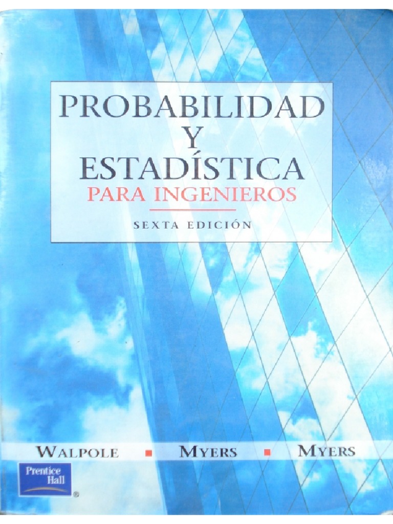 Probabilidad y Estadística para Ingenieros | PDF
