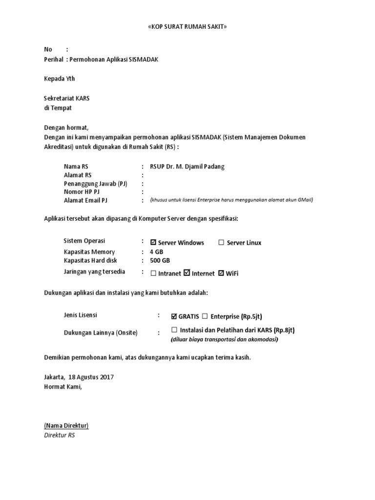 Contoh Surat | PDF