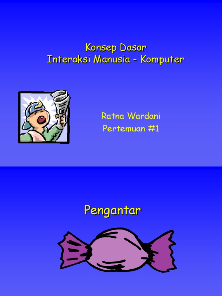 Modul Interaksi Manusia Komputer 01 - Konsep Dasar | PDF | Komputer