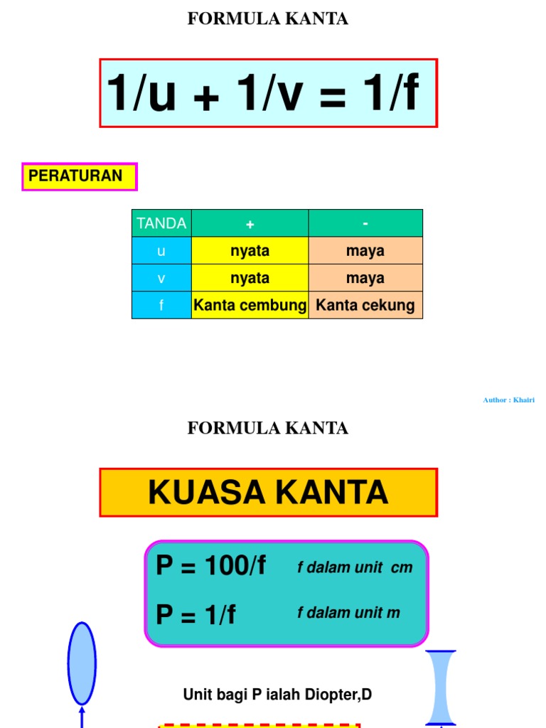 Formula Kanta | PDF