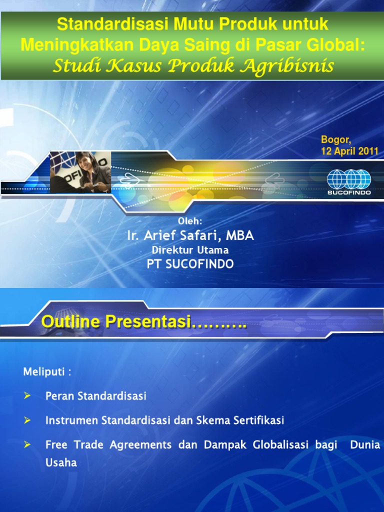 Standarisasi Mutu Produk | PDF | Bisnis | Teknologi & Rekayasa