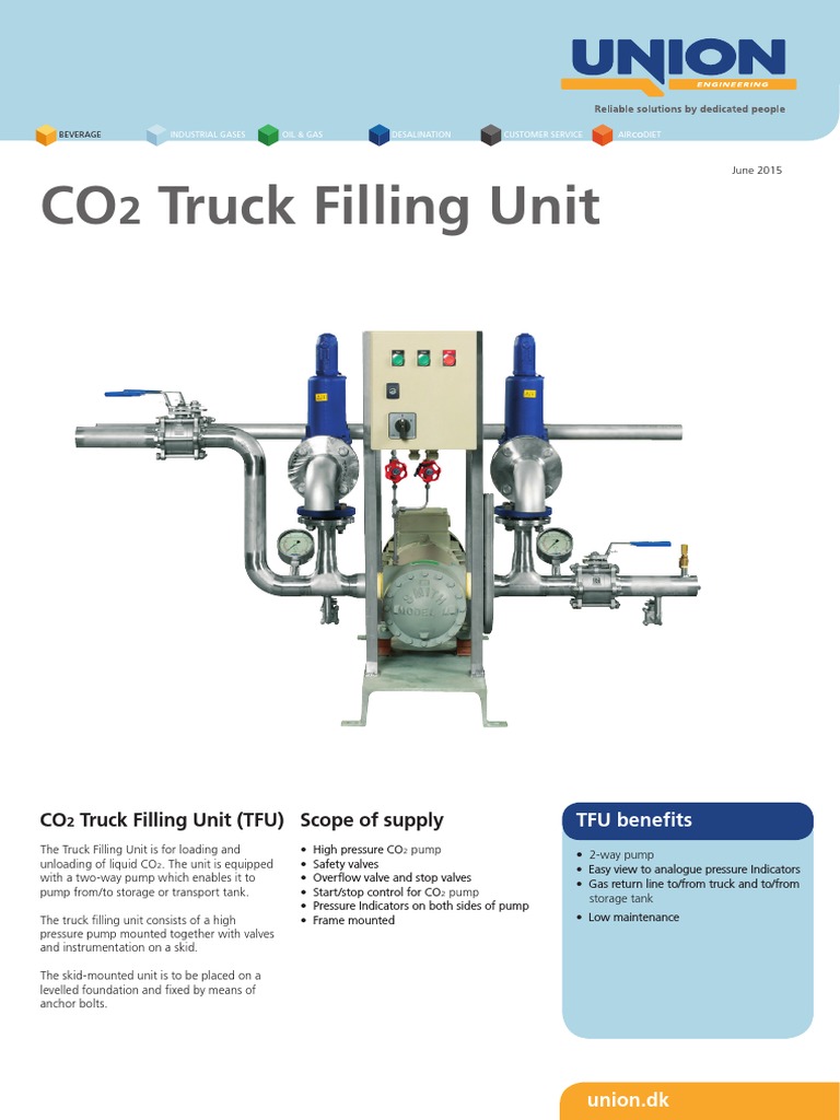 Truckfilling Unit | PDF | Pump | Carbon Dioxide