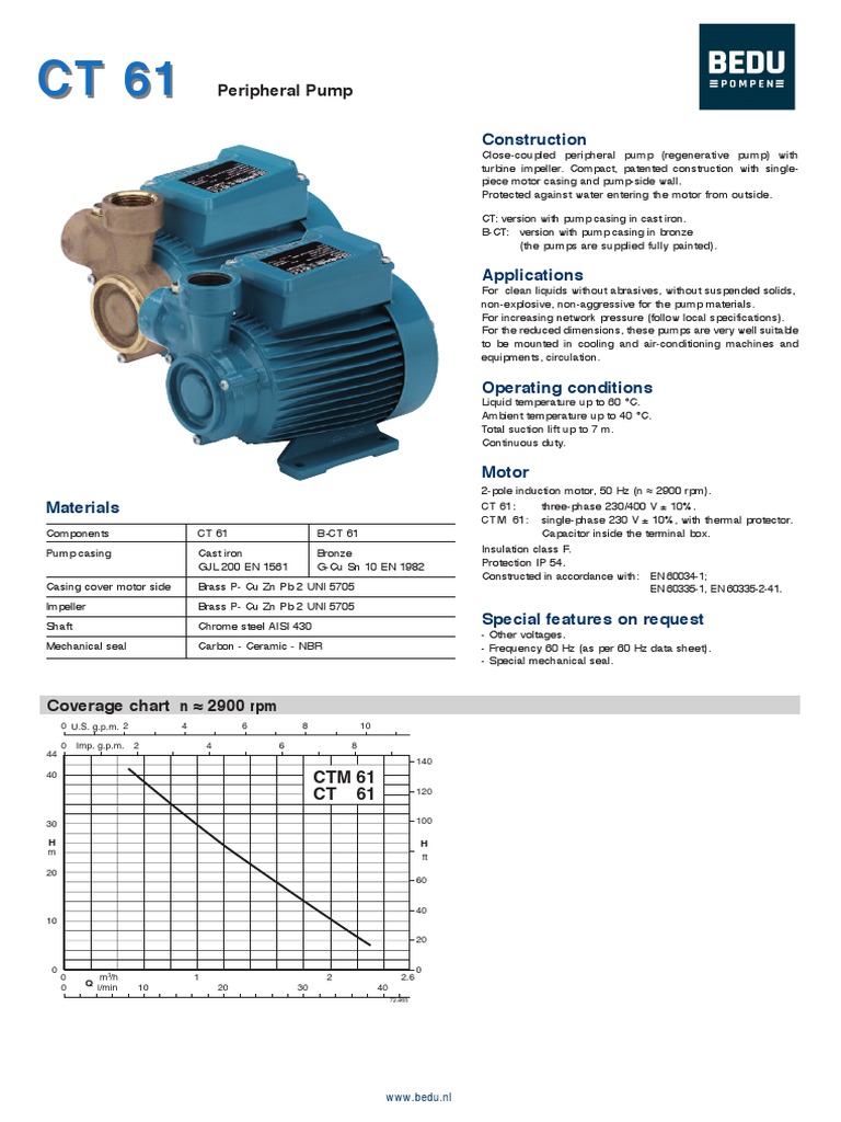 CT61 Brochure en | PDF | Pump | Air Conditioning