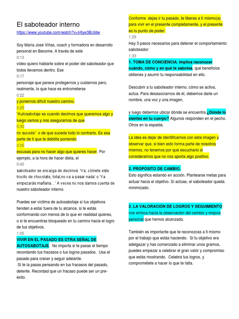 Saboteador Interno | PDF | Sabotaje | Ocio