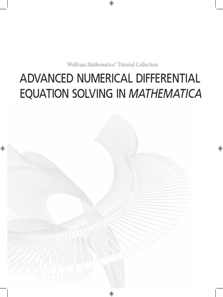 AdvancedNumericalDifferentialEquationSolvingInMathematica PDF | PDF ...