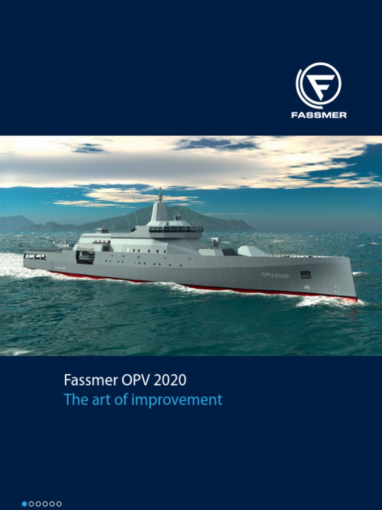 Fassmer Opv2020 Navy Vessels Technical Data | PDF | Marine Propulsion ...