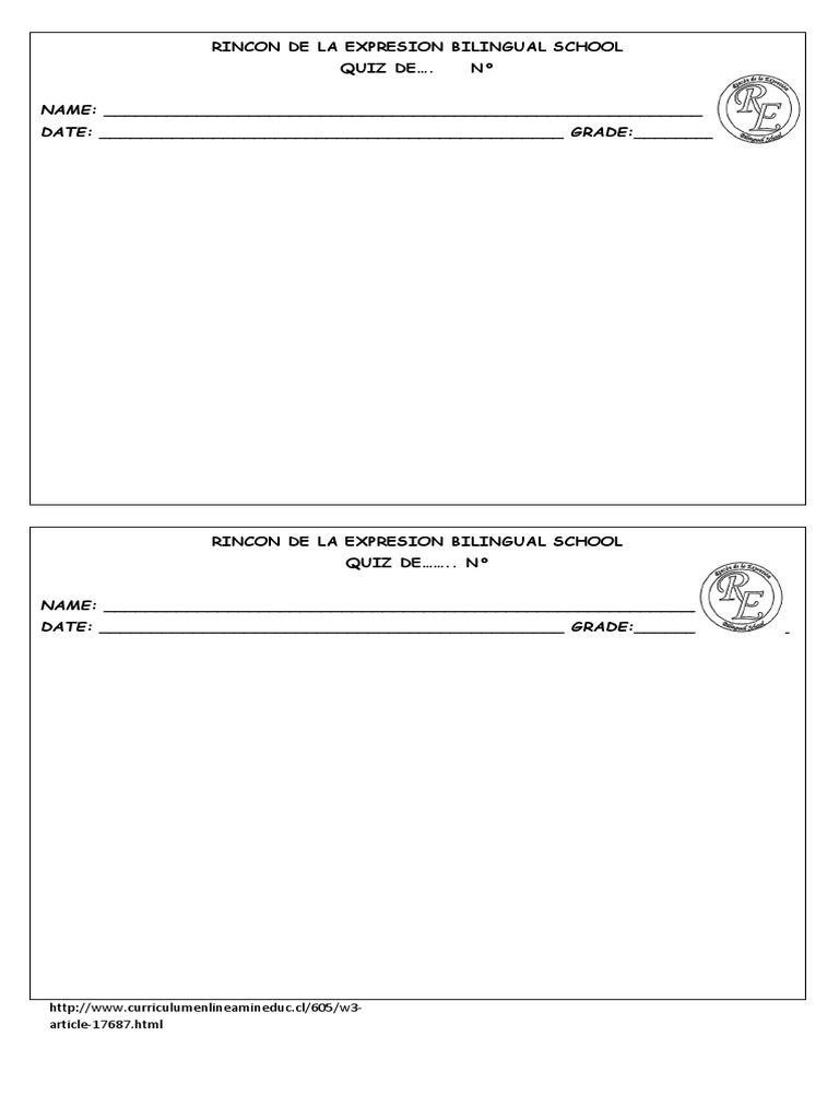 Formato de Quiz | PDF