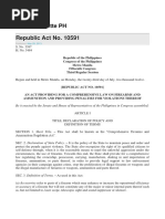 RA 10591: Firearms Regulation Act | PDF | Handgun | Firearms