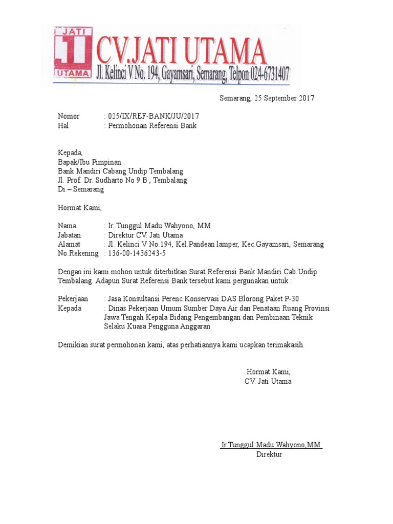 Referensi Bank Mandiri | PDF