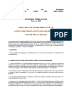 Drug-Free Workplace Policy | PDF | Drug Test | Employment