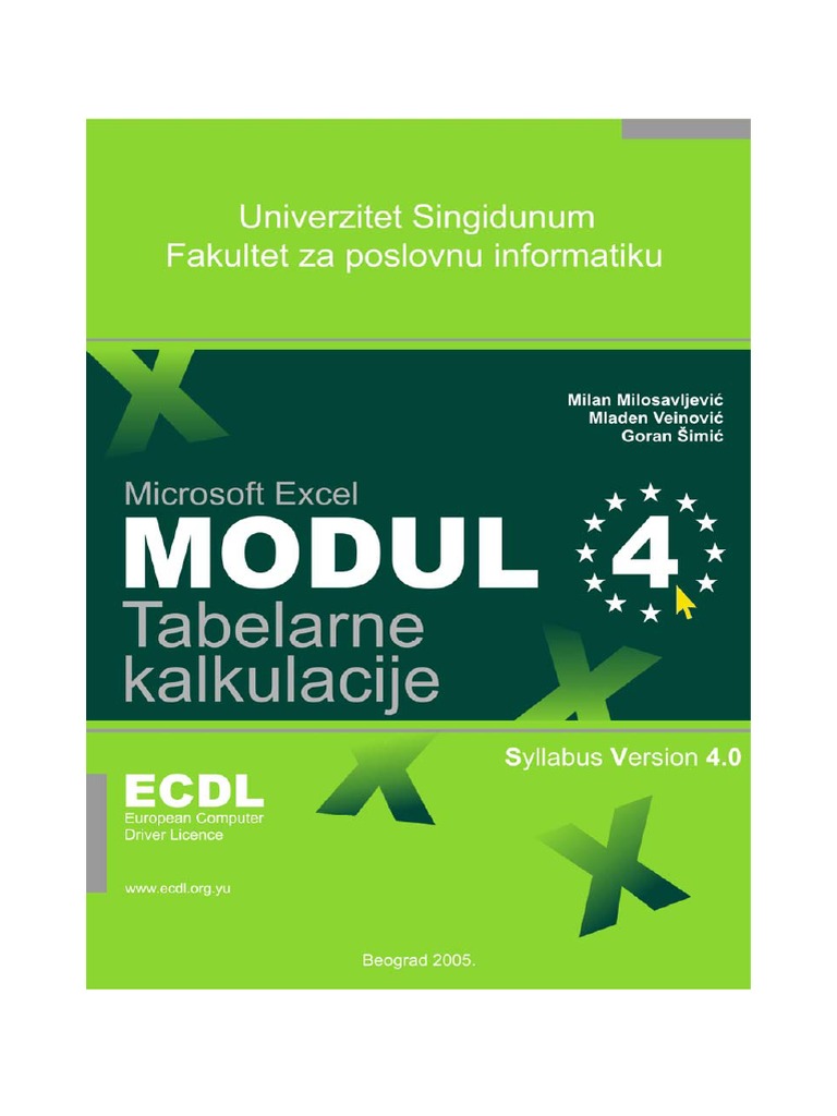 Excel Modul 3 Knjiga | PDF