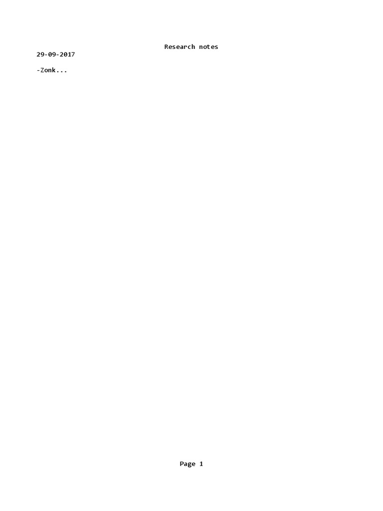 Research Notes | PDF