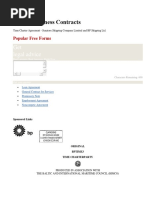 Charter Party Contract | PDF | Cargo | Ships