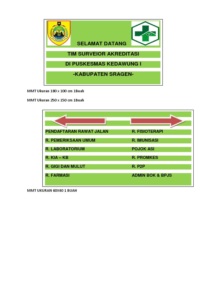 MMT Ukuran 50 X 40 CM 2 Buah | PDF