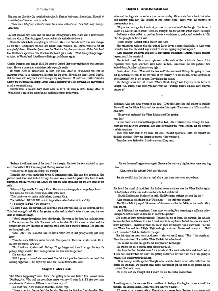 Chapter 1 Down The Rabbit-Hole | PDF
