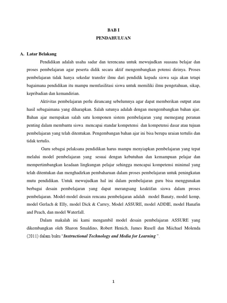 Makalah Metode Assure | PDF