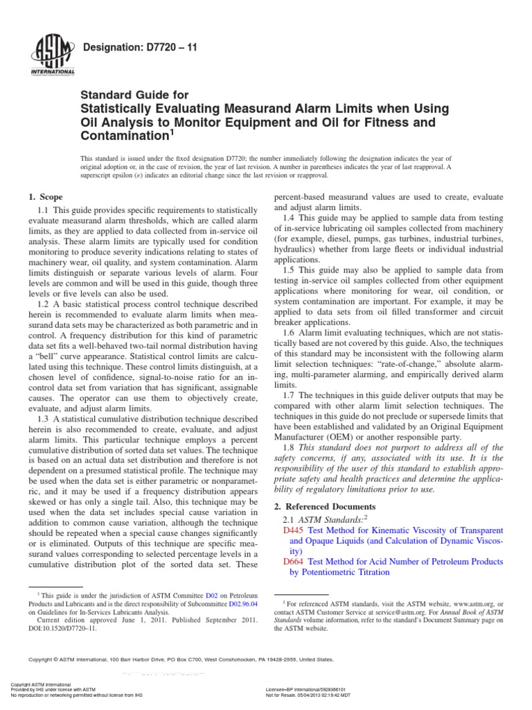 Astm d7720 PDF | PDF