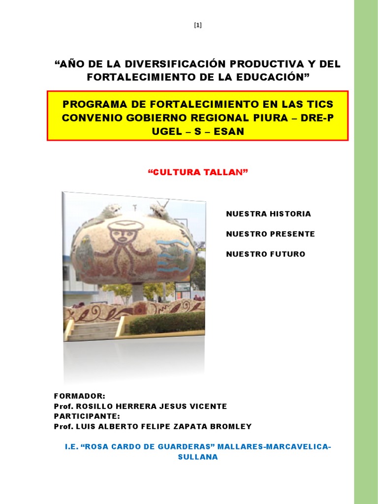 La Cultura Tallan | PDF | Imperio Inca