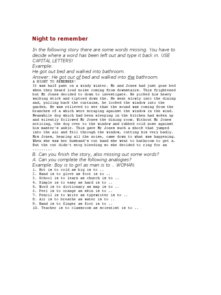 Night To Remember | PDF | Mystery, Thriller & Crime Fiction | General ...