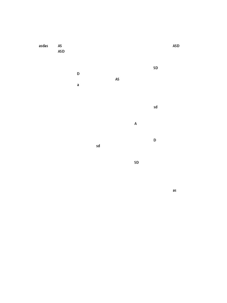 Asdas AS ASD ASD | PDF