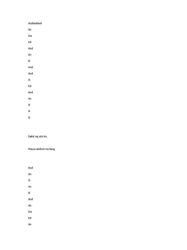 Asdasdasd As Da SD Asd As D Asd Asd A SD Asd As D A D | PDF