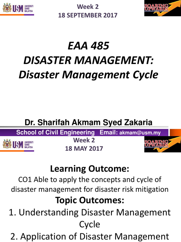 Topic 2 Disaster Management Cycle | PDF | Emergency Management | Emergency