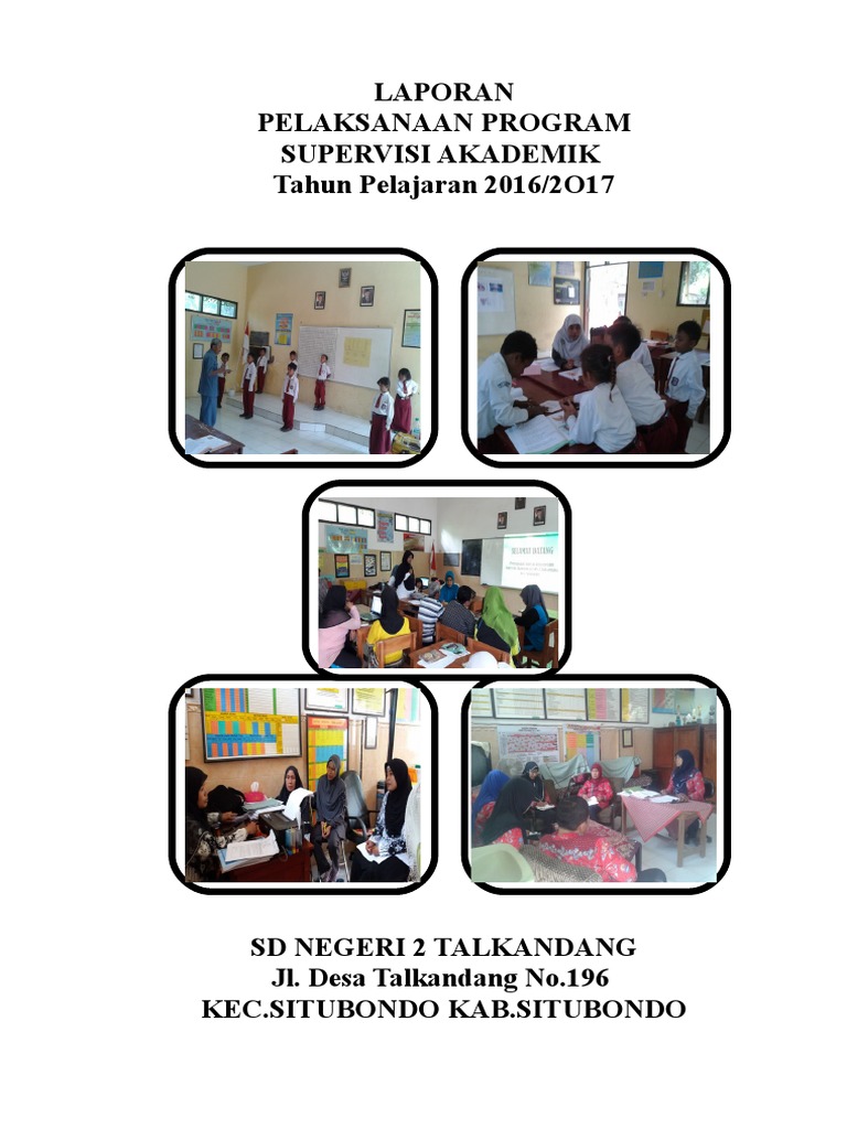 Cover Laporan Supervisi Akademik | PDF | Griya & Taman | Sains & Matematika