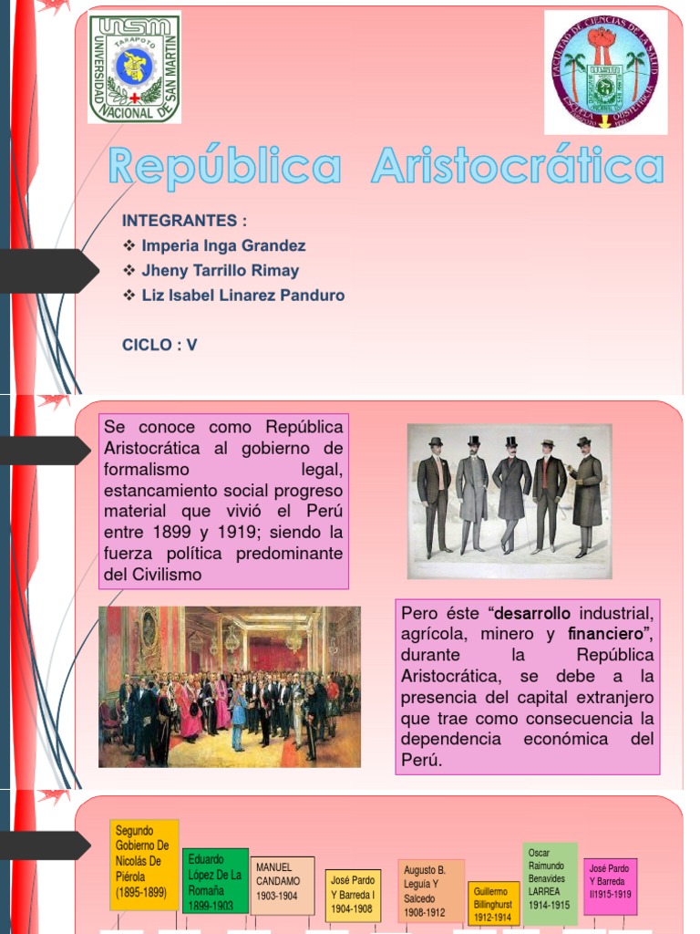 Republica Aristocratica | PDF | Perú | Política (general)