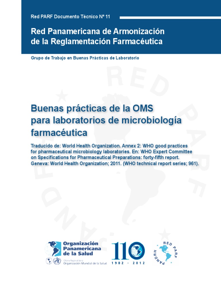 Manual Oms Microbiología PDF | PDF | Laboratorios | Esterilización ...