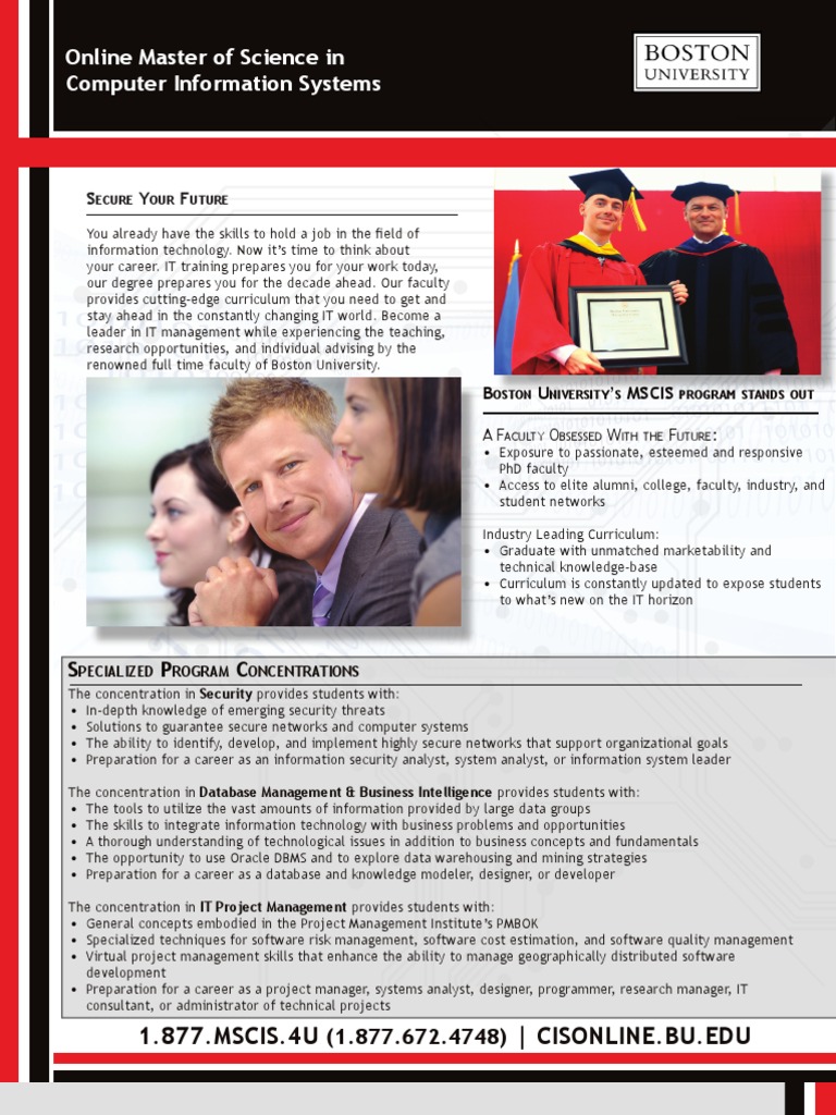 Online Master of Science in Computer Information Systems: 1.877.Mscis ...