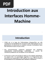 Cours IHM | PDF | Interaction humain-ordinateur | Ergonomie et facteurs humains