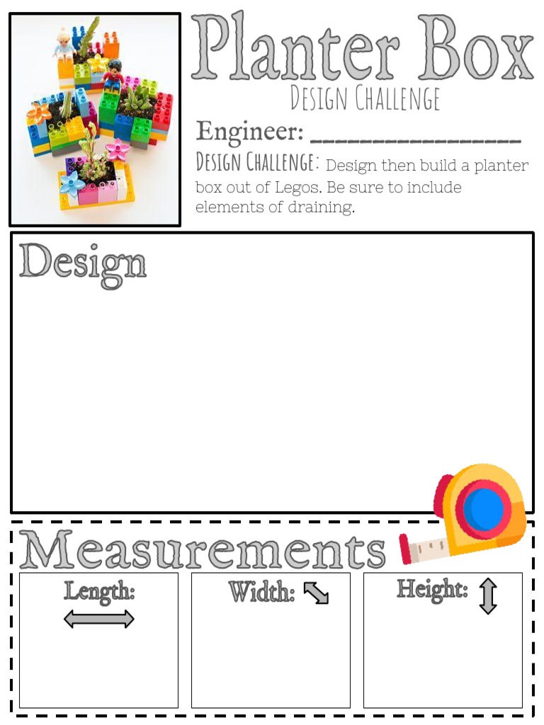 Lego Planter Box Design Challenge | PDF | Art | Computers