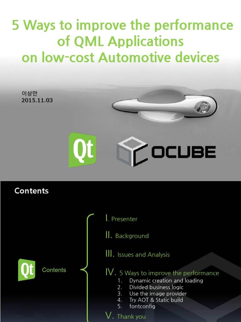 1 4. 5 Ways To Improve The Performance of QML Applications On Low Cost ...