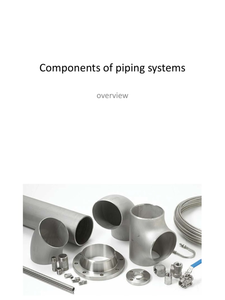 03 Components | PDF | Pipe (Fluid Conveyance) | Hydraulic Engineering