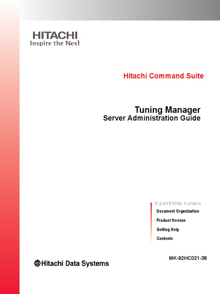 Tuning Manager Administration Guide | PDF | Command Line Interface ...