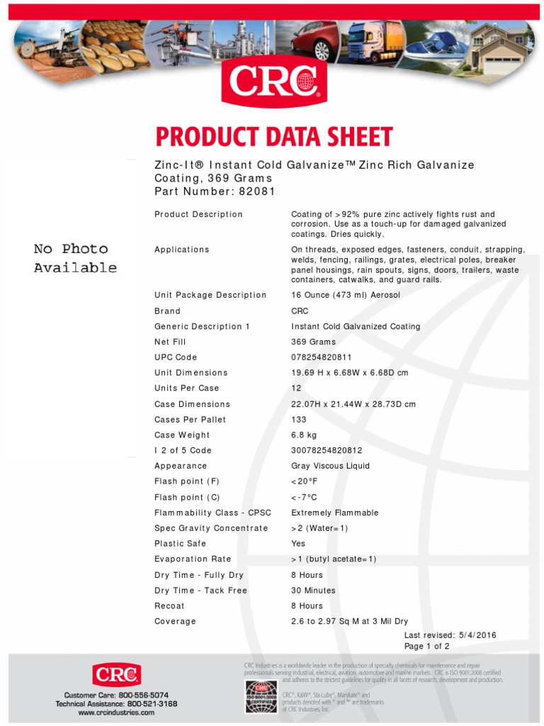 Zinc-It® Instant Cold Galvanize™ Zinc Rich Galvanize Coating, 369 Grams ...