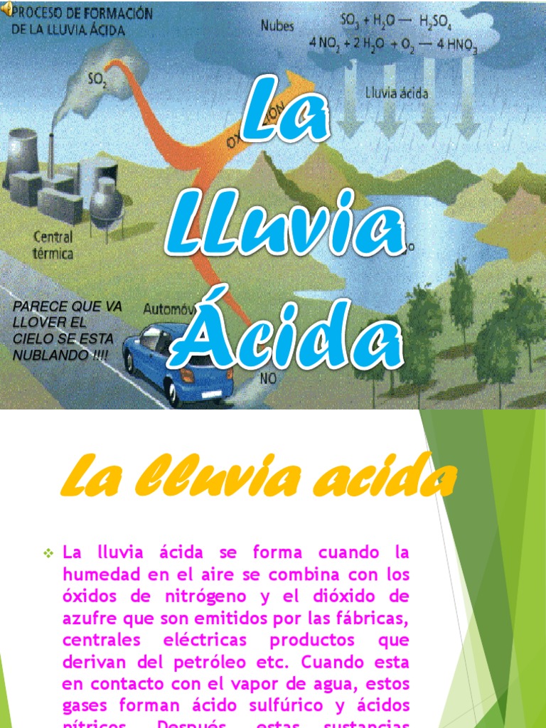 Impacto de la Lluvia Ácida en Perú | PDF | Deforestación | Azufre