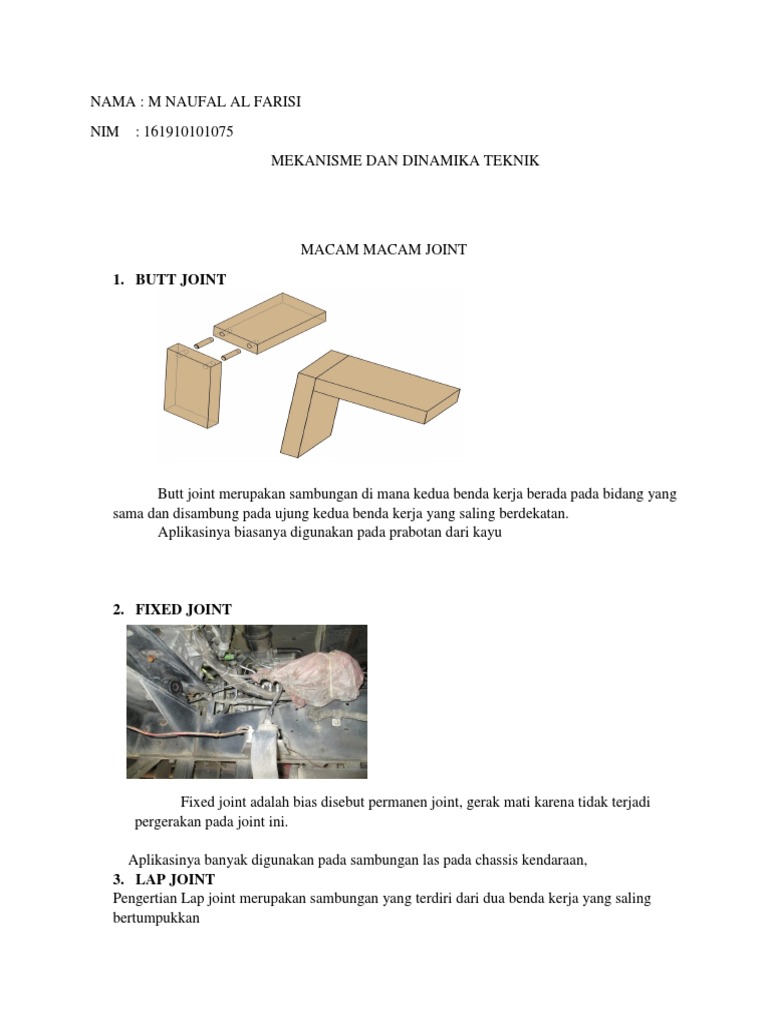 Macam Macam Joint | PDF