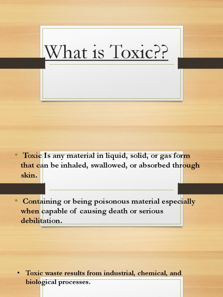 What is Toxic | Poison | Toxicity
