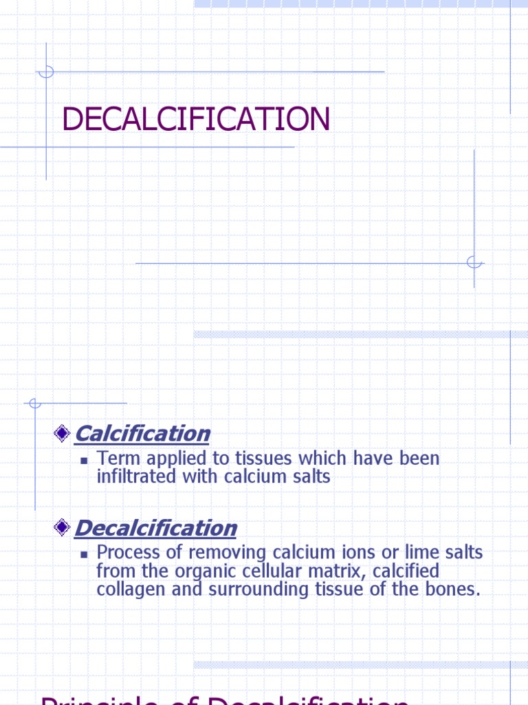 Decalcification | PDF | Ethylenediaminetetraacetic Acid | Ion Exchange