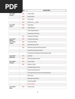 Japan Visa Schedule of Stay Example | PDF | Leisure | Business