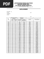 Contoh Borlog | PDF | Pengujian | Ilmu Tanah