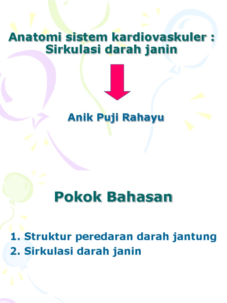 Anfis Sirkulasi Darah Janin | PDF