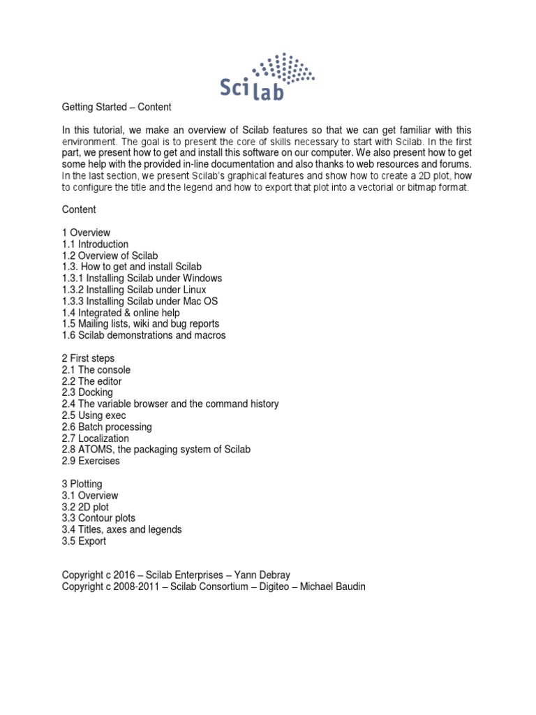 Scilab Manual | PDF | Command Line Interface | Linux