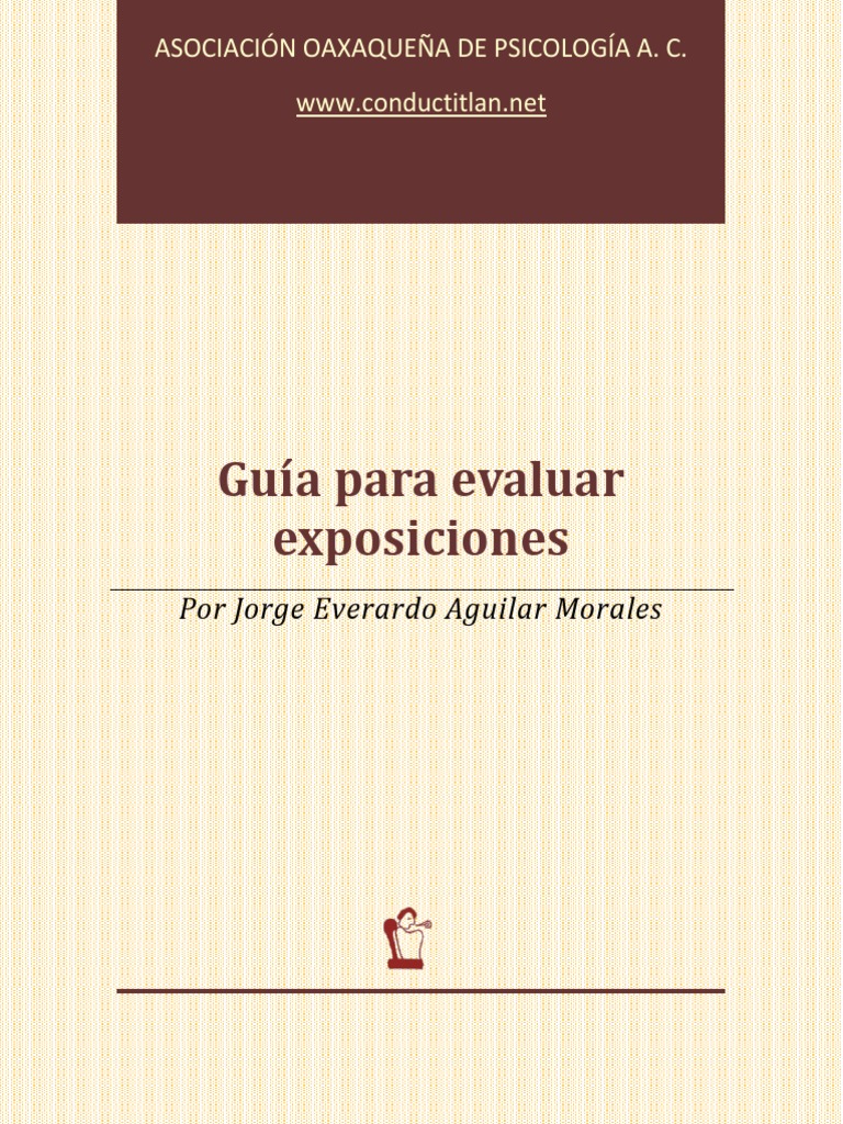 Guia para Evaluar Exposiciones PDF | PDF | Sicología | Cognición