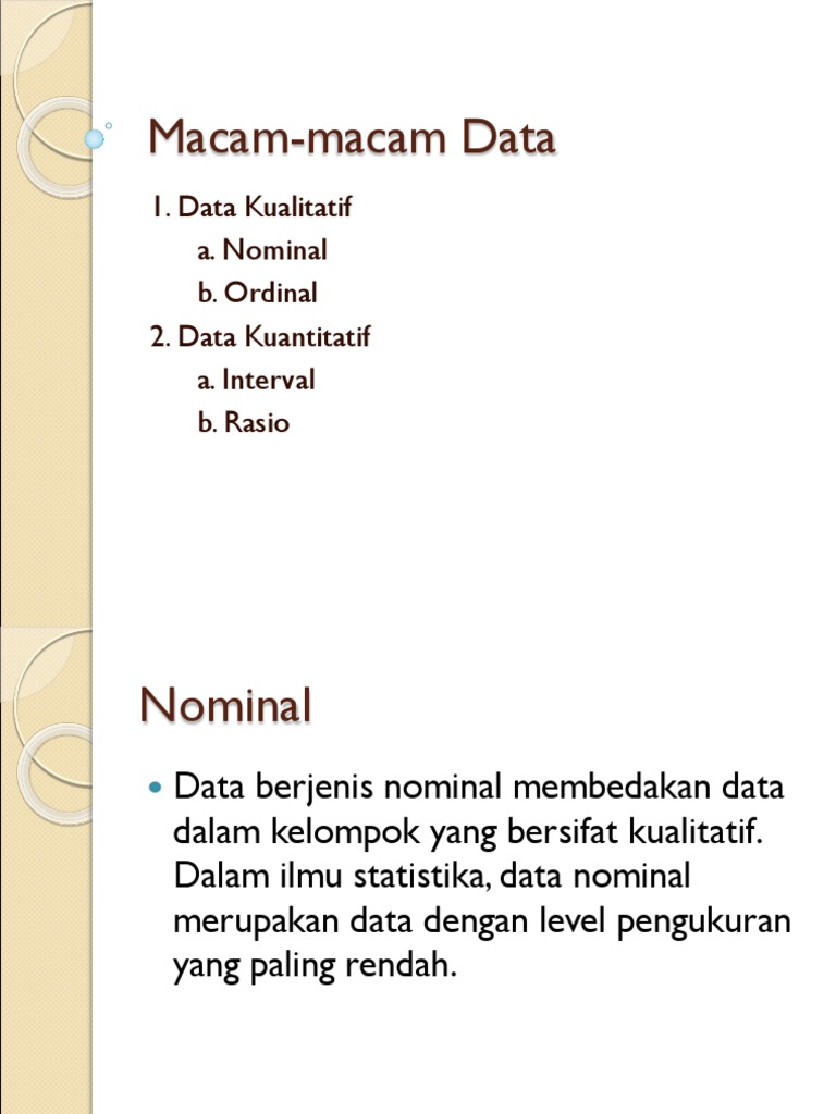 Contoh Data Kualitatif dan Kuantitatif | PDF